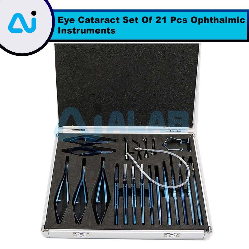 Eye Cataract Set Of 21 Pcs Ophthalmic Instruments